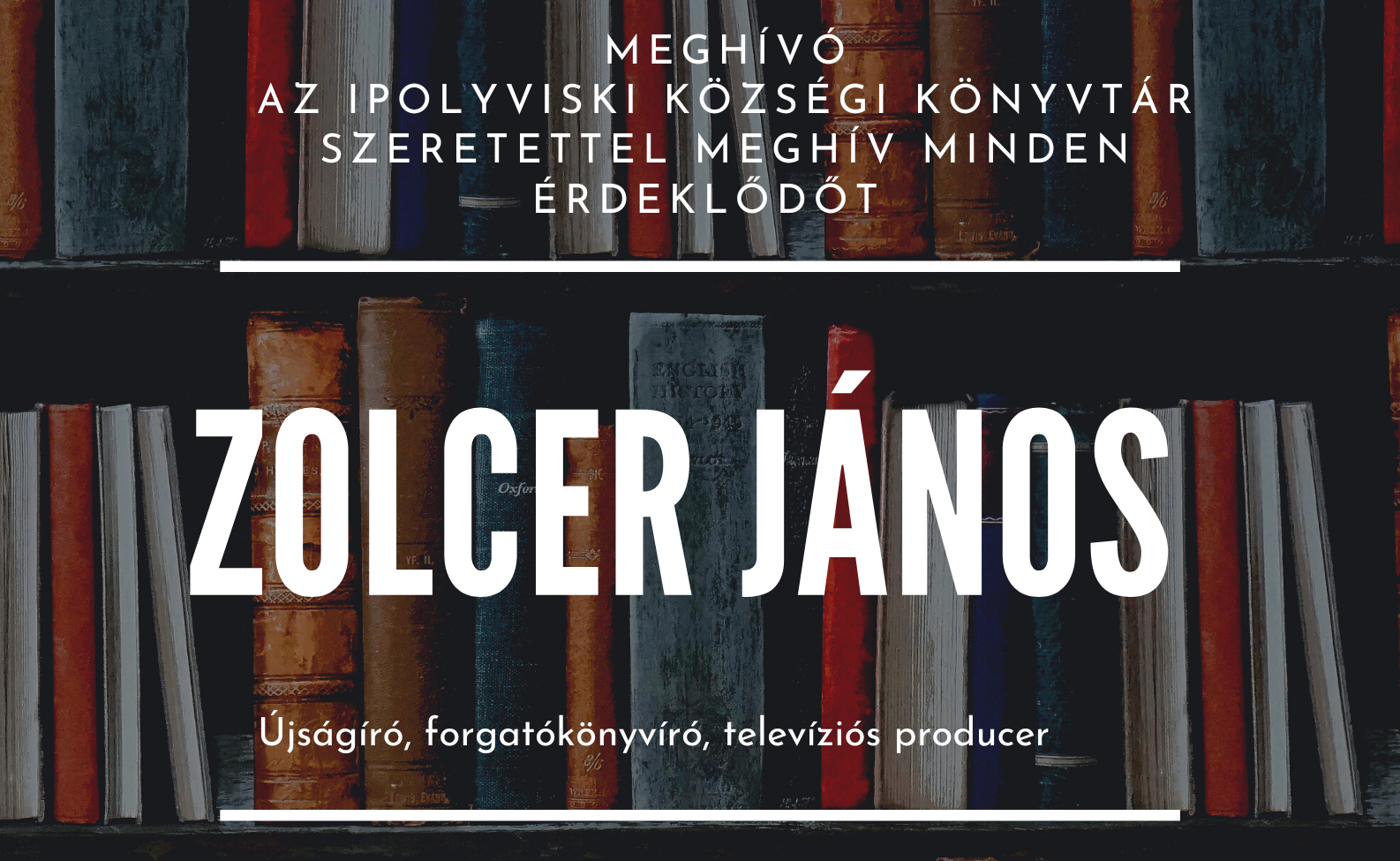Zolcer János könyvbemutatója Ipolyvisken - Reflex24